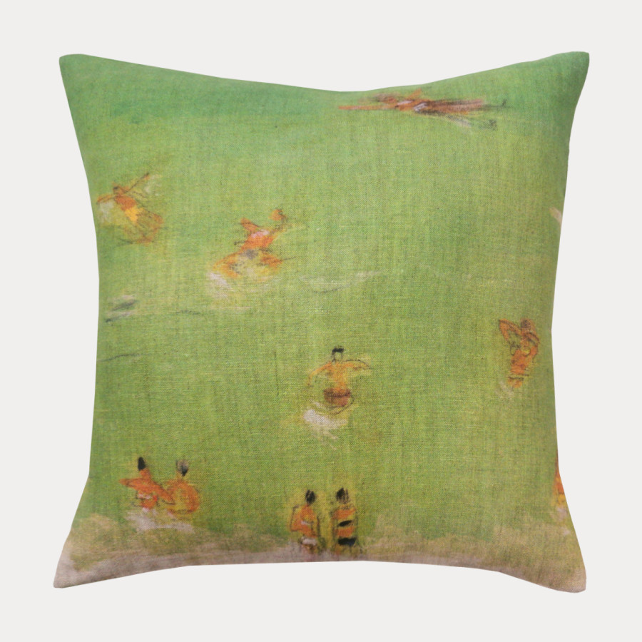 Baignade verte cover Size 34 x 34 cm